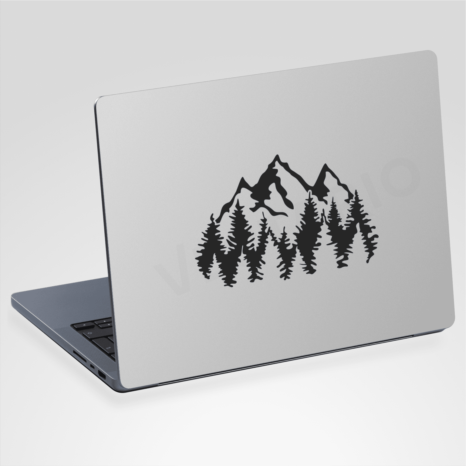 Mountain Forest Laptop Tablet Sticker Decal - Vectario